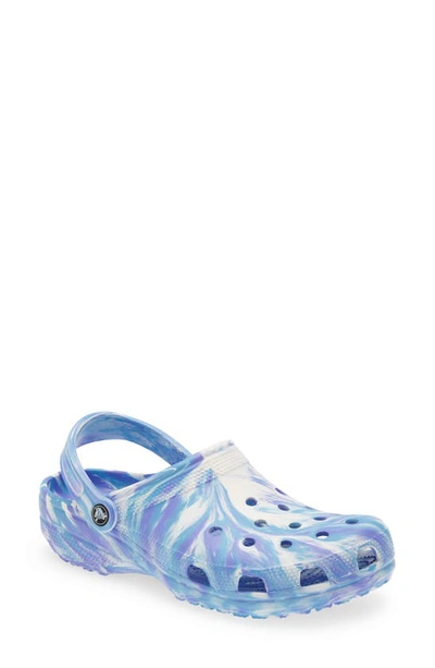 Crocs Classic Marble Clog In White/ Oxygen | ModeSens