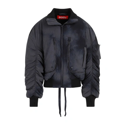 032c Turbulence Drop Zone Bomber Jacket In Blue | ModeSens