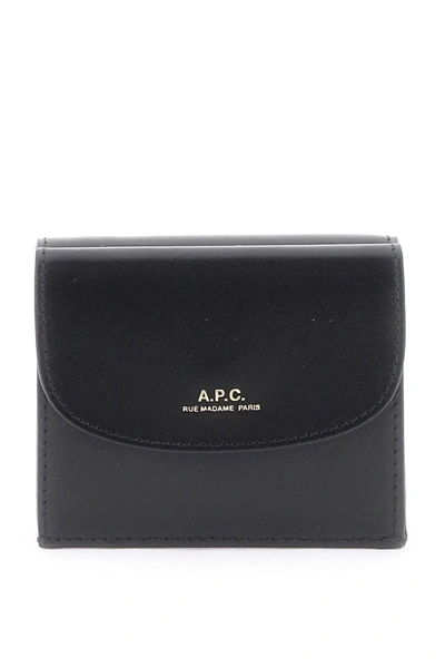 Apc Genève Trifold Wallet In Black | ModeSens