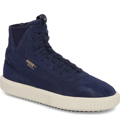 Puma Breaker High Top Sneaker In Blue/ White | ModeSens