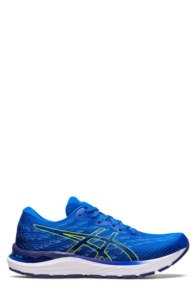 Asics Gel-stratus 3 Running Shoe In Electric Blue/ Safety Yellow | ModeSens