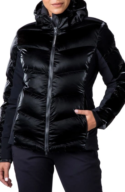 Capranea Varuna Mixed Media Ski Jacket In Black | ModeSens