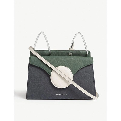 Danse Lente Mini Phoebe Leather Shoulder Bag In Pine-marine | ModeSens