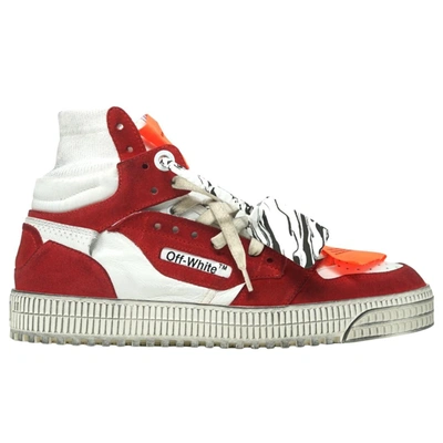 Off-white Box Arrow Logo Red Sneaker In Multi | ModeSens