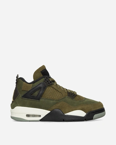Nike Air Jordan 4 Retro Se Craft Sneakers Medium Olive / Pale Vanilla ...