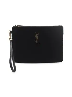 Monogram Ysl Quilted Pouch Wristlet Wallet Ebay | semashow.com