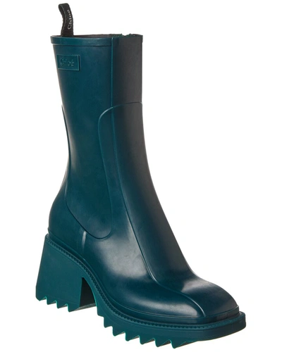 Chloé Betty Rain Boot In Green | ModeSens