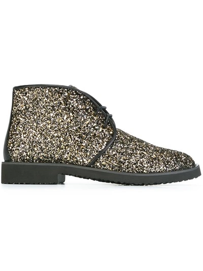 Giuseppe Zanotti Glitter Ankle Boots | ModeSens