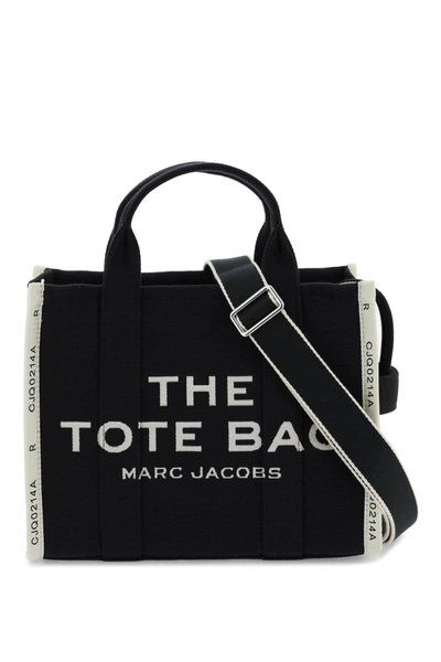 Marc Jacobs The Jacquard Medium Tote Bag In Black | ModeSens