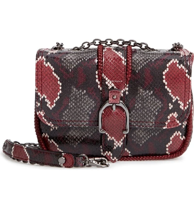 Longchamp Amazone Mini Convertible Python-embossed Leather Shoulder Bag ...