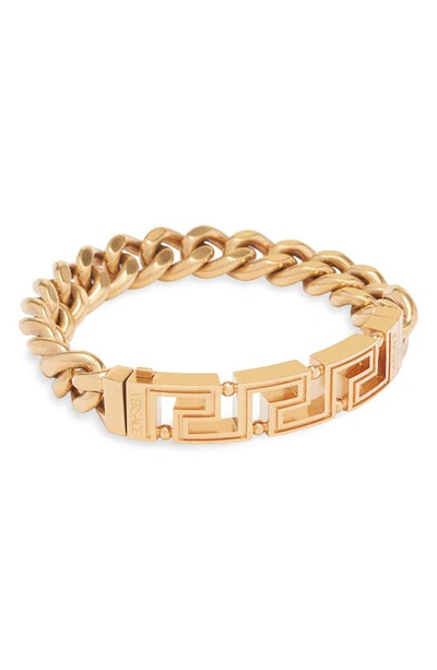Versace Greca Chain Bracelet In Gold | ModeSens