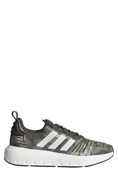 Adidas Originals Swift Run 23 Running Shoe In Olive/ White/ Olive ...