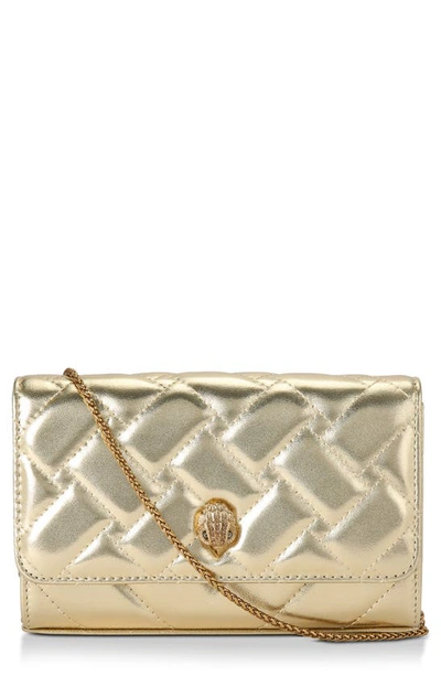 Kurt Geiger Extra Mini Kensington Quilted Leather Wallet On A Chain In ...