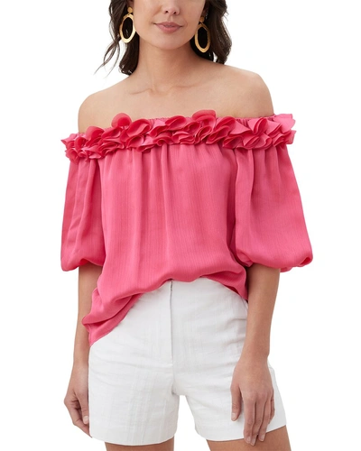 Trina Turk Gateway Top In Pink | ModeSens