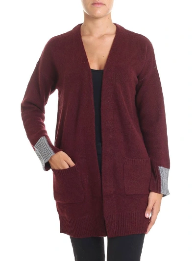 360 Sweater 360 Cashmere - Brito Cardigan In Bordeaux | ModeSens