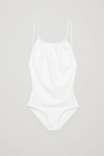 Cos Swimsuit With Tie Back In White | ModeSens