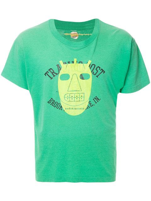 Pre-Owned Walter Van Beirendonck Vintage Mask Print T-shirt In Green ...