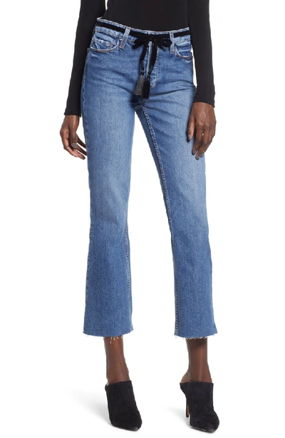 Paige Vintage Colette Cropped Flare Jeans In Hutton Tassel | ModeSens