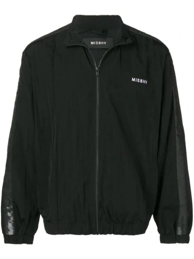 Misbhv Zipped Track Jacket In Black | ModeSens