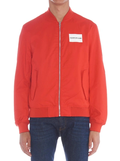 Calvin Klein 'institutional' Jacket In Red | ModeSens