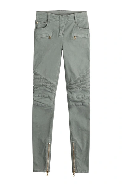 Balmain Skinny Biker Jeans | ModeSens