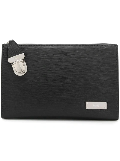 Bally Banner Clutch Bag In Black | ModeSens