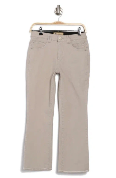 Democracy Ab Tech High Rise Crop Kick Flare Jeans In Flax | ModeSens