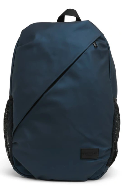 Duchamp Diagonal Zip Backpack In Dark Blue | ModeSens