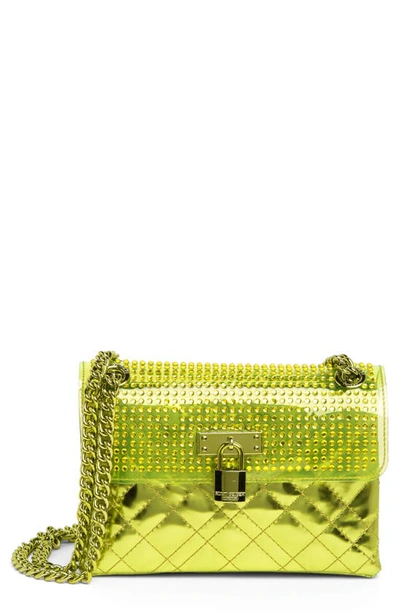 Kurt Geiger Mini Brixton Lock Shoulder Bag In Bright Green | ModeSens