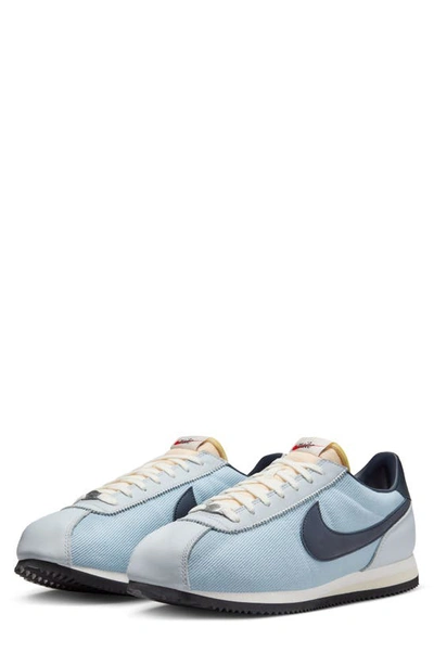 Nike Cortez Sneaker In Lt Armory Blue/dk Obsidian-pure Platinum-black ...