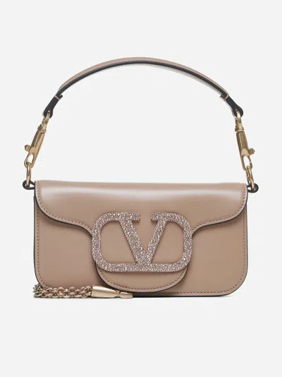 Valentino Garavani Pink Locò Small Shoulder Bag | ModeSens